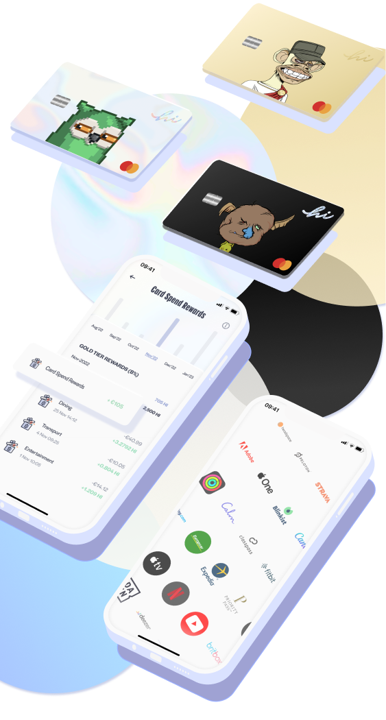 Web3 Neobank Krypto Fiat Handeln Sparen Ausgeben Hi